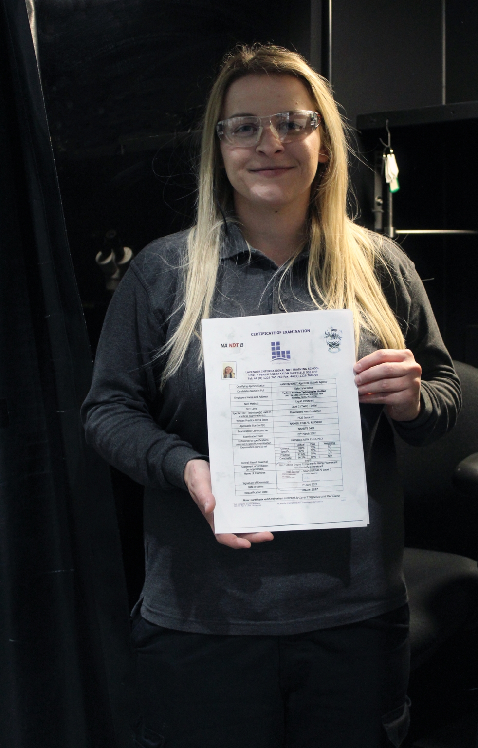 Another first for Turbine Surface Technologies....... - Turbine Surface Technologies